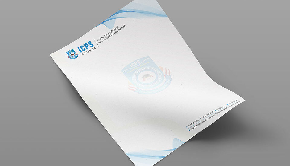 Professional letterhead design Archives - Graphic Design in Sri Lanka ...
